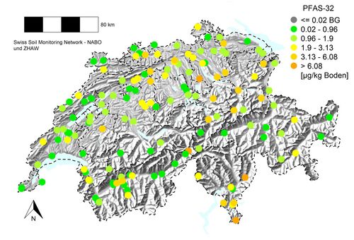 Schweizer Böden erstmals auf umweltschädliche PFAS untersucht | ZHAW ...