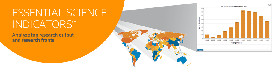 Testzugang: Essential Science Indicators | ZHAW Hochschulbibliothek