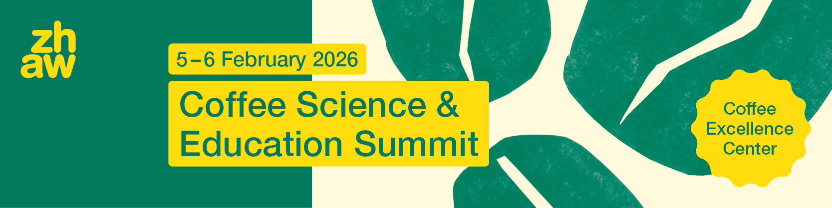 Coffee Science and Education Summit | ZHAW Life Sciences and Facility ...
