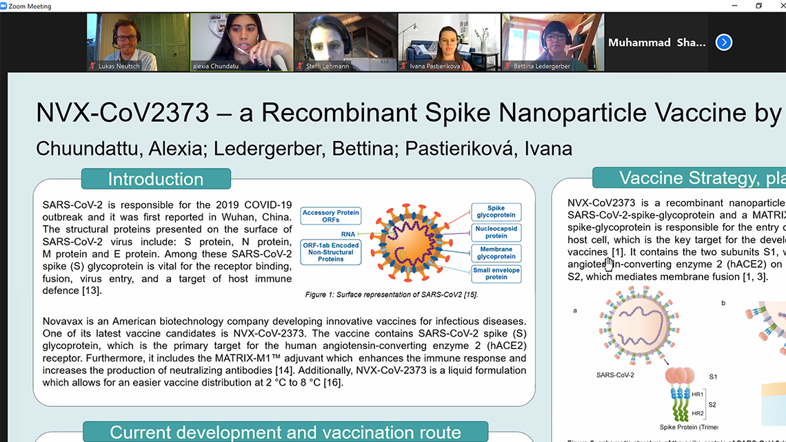 Master’s students present poster series on Covid-19 vaccines | ZHAW ...
