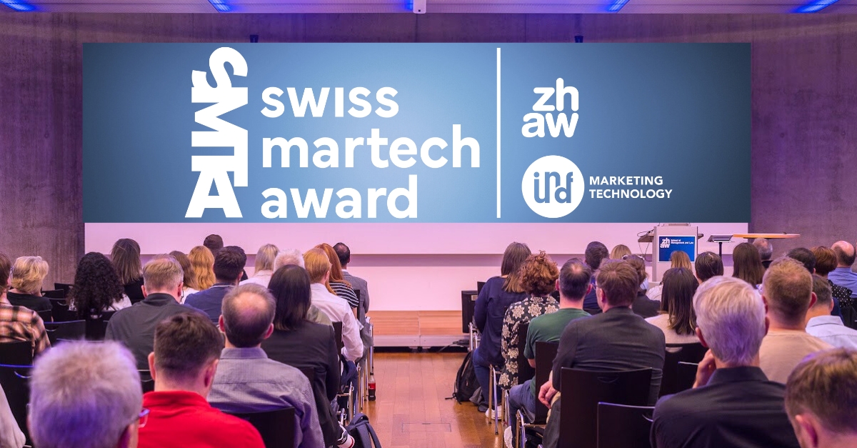 Swiss MarTech Award 2025 | ZHAW Institut für Marketing Management IMM
